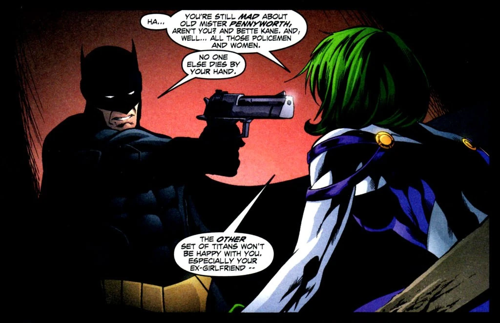 I like Grayson's Batman as much as the next guy, but he said it best ...