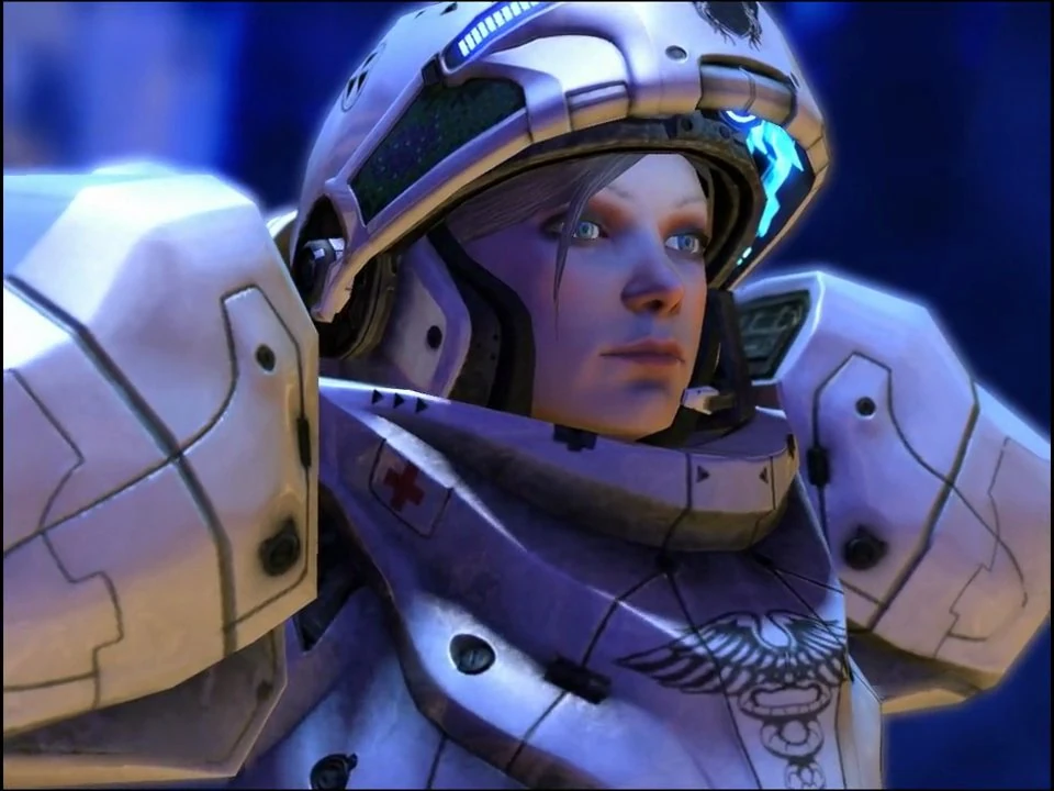 Terran Medic | Warrior woman, Starcraft, Robot art